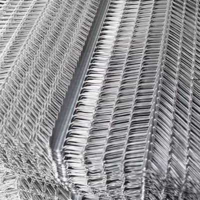 China Anti Corrosion Rib Lath Mesh 0.25mm 0.3mm 0.4mm 0.5mm Thickness for sale