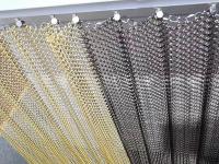 China Decorative Metal Coil Drapery Stainless Steel Aluminum Alloy For Facade Partition for sale