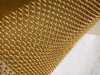China Decorative Metal Coil Drapery Stainless Steel Aluminum Alloy For Facade Partition for sale