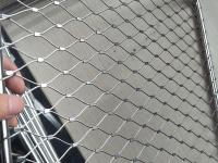 China Transparent SS Rope Mesh 304 304L 316 316L Rust Resistant For Balustrades for sale