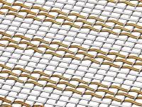 China Architectural Woven Metal Mesh Fabric Stainless Steel High Strength for sale