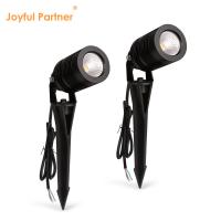 China Outdoor LED Garden Spot Light 6W COB LED 3000K 12V Aluminum Body CRI 85 15Degree Beam Angle for sale