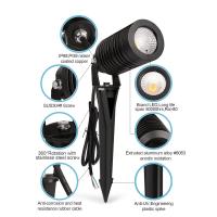 China LED Outdoor Spotlights IP65 14W COB LED DIA63MM 2700K Warm White With Spike Stand for sale