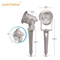 China LED Garden Spot Light Waterproof IP65 12V Low Voltage 0.5Meters Cable With Ground Spike for sale