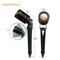 China COB Garden Spot Spike Light Warm White 6W LED Aluminum Face Cover For Garden Tree for sale