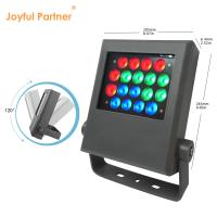 China Courtyard Garden Floodlight High Lumen Waterproof IP6518W 54W CREE LED Aluminum Square Shape for sale