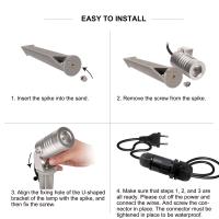China IP65 LED Garden Yard Lights Warm White 1W 2W 3W ODM OEM  Ra≥ 90 Dimmable Outdoor IP65 Compact Design for sale