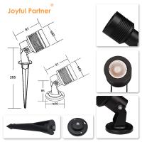 China Garden Up Light 6W 10W CREE COB LED Adjustable Angle Aluminum Spike DC24V for sale