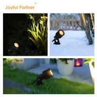 China Garden Up Light 6W 10W CREE COB LED Adjustable Angle Aluminum Spike DC24V for sale