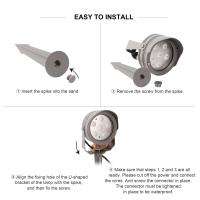 China LED Garden Spot Light IP65 Waterproof Aluminum 6*3W LED Single Color DC24V From Factory Supply for sale