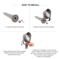 China Outdoor LED Tree Light 12W 24W 36W Built-in DMX512 driver DC24V RGB3in1 Aluminum Lamp Body for sale