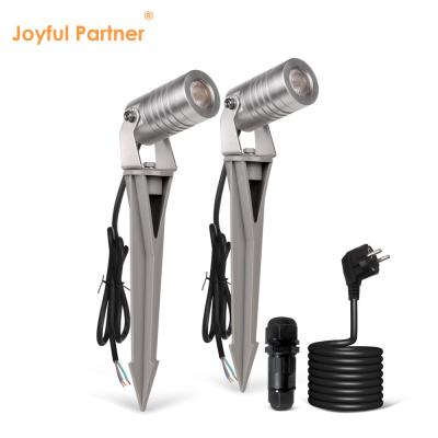 China LED Garden Spike Light 1W 2W AC100-240V Anodized finishing With Spike or Base for sale