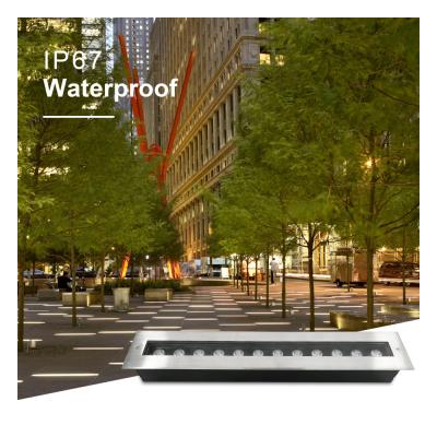 China LED Underground Light 12W 24W Buired Used As Wall Washer 500MM Length Stainless Steel Front Cover for sale