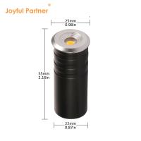 China Mini LED Step Light Stainless Steel Front Cover 1W CREE XPE LED With Aluminum Back Box for sale