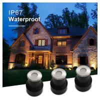 China IP67 Inground Light Mini Buried Lights 12V 24V Warm White DIA45MM Frosted Glass Without Lens for sale