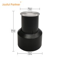 China IP67 Inground Light Mini Buried Lights 12V 24V Warm White DIA45MM Frosted Glass Without Lens for sale