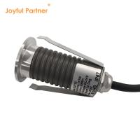 China Mini IP67 Underground Light Waterproof Single Color 3000K Stainless Steel 1W 3W Recessed Mounting for sale