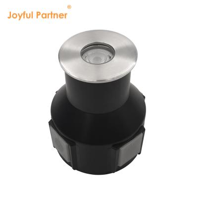 China Outdoor Garden Mini Inground Light High Voltage 100-240V With External Driver 1W 3W Stainless Steel Cover for sale