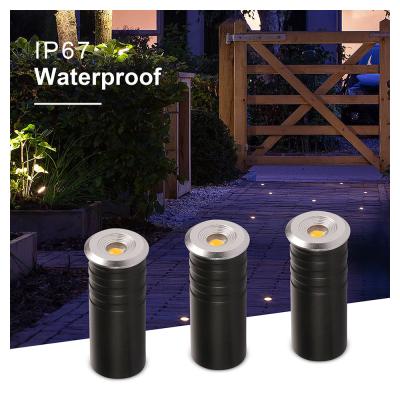 China LED Staircase Step Light Mini IP67 1W CREE XPE LED Single Color 316# Stainless Steel With Aluminum Back Box for sale
