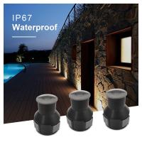 China One Side Way View Mini LED Buried Light DC 24V Stainless Steel 316  Frosted Glass Semi-shading Cover for sale