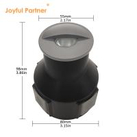 China One Side Way View Mini LED Buried Light DC 24V Stainless Steel 316  Frosted Glass Semi-shading Cover for sale