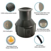 China One Side Way View Mini LED Buried Light DC 24V Stainless Steel 316  Frosted Glass Semi-shading Cover for sale