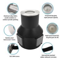 China 3W IP67 Garden Stair Lights RGB3in1 Aluminum Housing Stainless Steel Front Cover With Two Years Warranty for sale
