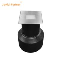 China IP67 LED In-ground Lighting 1W 2W 3W Recessed Square Type SS Cover Frosted Glass Without Lens for sale