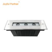 China LED in-Ground Light DC24V 3W 6W 3000K #316 SS IP67 Linear Length 195MM +Tempered Glass for sale