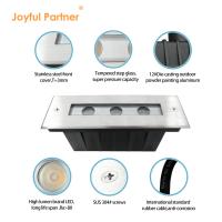 China LED in-Ground Light DC24V 3W 6W 3000K #316 SS IP67 Linear Length 195MM +Tempered Glass for sale
