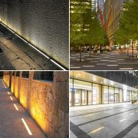 China Inground Linear Led Light 1 Meter Length 24W 48W IP67 Rated DMX Control For Outdoor Garden for sale