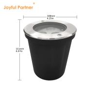 China 24VDC Outdoor Inground Light Waterproof 6W 12W DIA160MM Stainless Steel Body For Project for sale