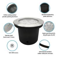China Buried Led Underground Light 12V DC24V 304 Stainless Steel With 2 years Warranty for sale