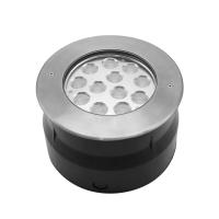 China IP67 LED Underground Light 12W 24W 36W DIA185MM RGB3in1 3000K Warm White For Garden Park Plaza for sale
