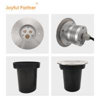 China Underground LED Parking Light 3W 6W 9W COB LED Garden Lights Outdoor With Stainless Steel Trim for sale