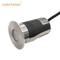 China 3W IP67 Recessed Round Deck Light 316 Stainless Steel Front Cover DIA55MM DC24V for sale