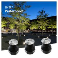 China 3W IP67 Recessed Round Deck Light 316 Stainless Steel Front Cover DIA55MM DC24V for sale