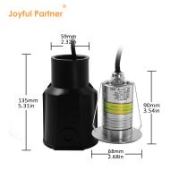 China Colorful Swimming Pool Lights Underwater Stainless Steel RGB3in1 LED 3W DC24V With Plastic Mounting Sleeve for sale