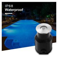 China RGBW4in1 LED Waterproof Swimming Pool Lights Mini Size DIA68MM Warm White 3000K With Back Box for sale