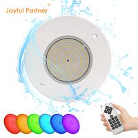 China Underwater LED Pool Light PAR56 AC12V Ultra Thin H=7.5mm 10W 18W 25W 35W RF Remote Control for sale