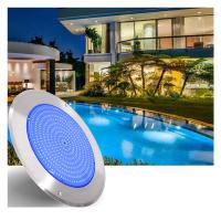 China RGB Swimming Pool Light IP68 DC12V 18W 25W 35W LED DIA230MM SMD2835 324pcs for sale