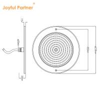 China IP68 Pool Underwater Light AC12V DIA230MM Surface Mount From China Manufacturer for sale
