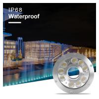 China IP68 DMX LED Fountain Light DC12V 24V Stainless Steel 2700K-6500K For Water Park for sale