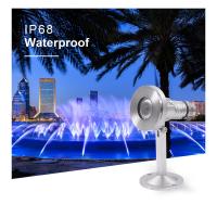 China Waterproof IP68 Swimming Pool Lights RGB DMX SS316 LED 12V DC With Mounting Bracket for sale