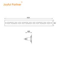 China SS316L Underwater Linear Light Stainless Steel 12*2W IP68 Linear Design RGB RGBW For Waterfall for sale
