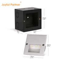 China SMD LED Step Light IP65 Modern Design Aluminum Material Wall Recessed 2W For Corridor for sale