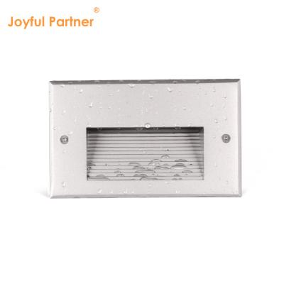 China Square IP65 LED Recessed Wall Light DC12V DC24V Warm White SMD LED 120° Lens Beam Angle for sale