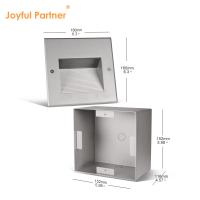 China LED Recessed Wall Light IP65 Waterproof Square DC12V AC220V Voltage Customized Design For Staircase for sale
