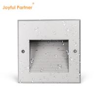 China LED Recessed Wall Light IP65 Waterproof Square DC12V AC220V Voltage Customized Design For Staircase for sale
