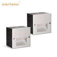 China LED Square Aluminum Recessed Wall Light OSRAM SMD 2835 With Motion Sensor Control for sale